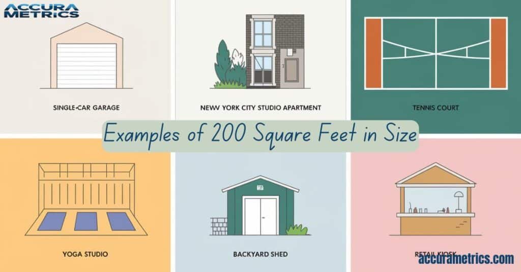 How Big Is 200 Square Feet 10 Common Visuals Accura Metrics