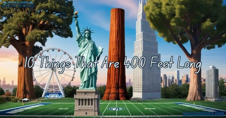 10 Common Things That Are 400 Feet long – Accura Metrics